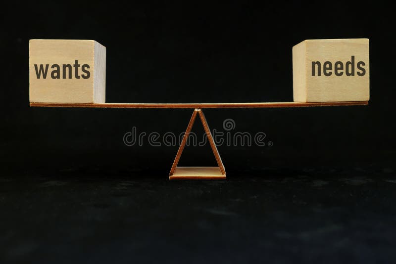 Scale Balancing Needs Wants Stock Photos - Free & Royalty-Free Stock ...