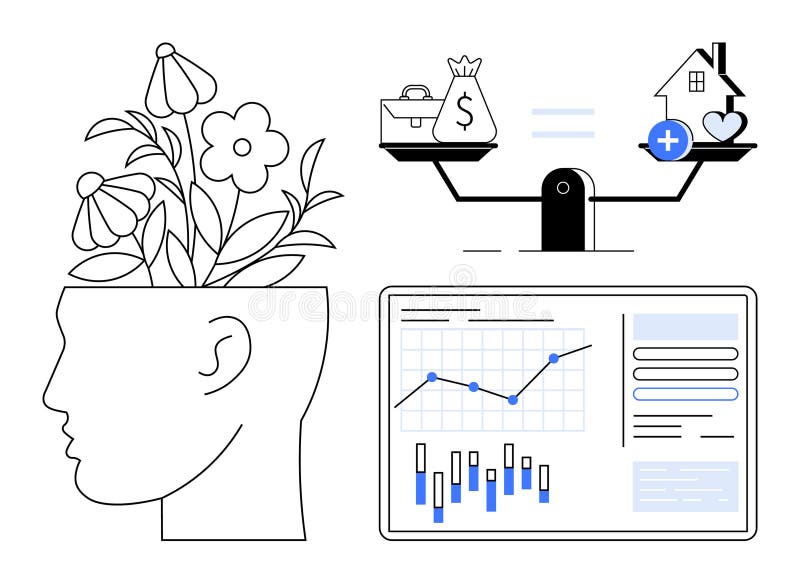 Balancing Wealth and Health Visualizing Financial Stability and ...
