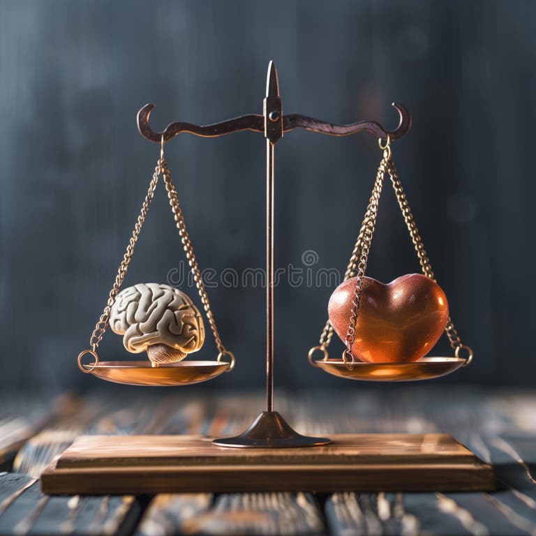 Balancing Work Life with Heart Brain on Scale, Challenge Stress ...