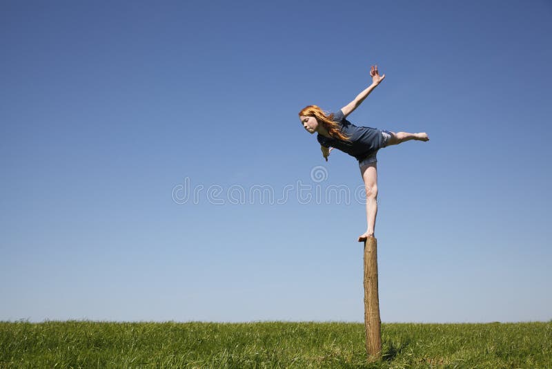 Balancing stock image. Image of girl, cool, body, people - 41264479