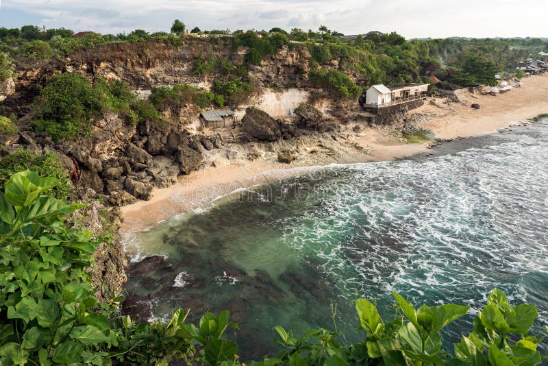 Balangan Beach. View from Above Stock Image - Image of relaxed ...