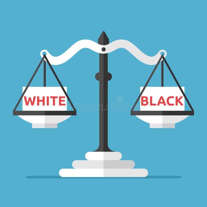 Balanza, blanco y negro ilustración del vector. Ilustración de ...