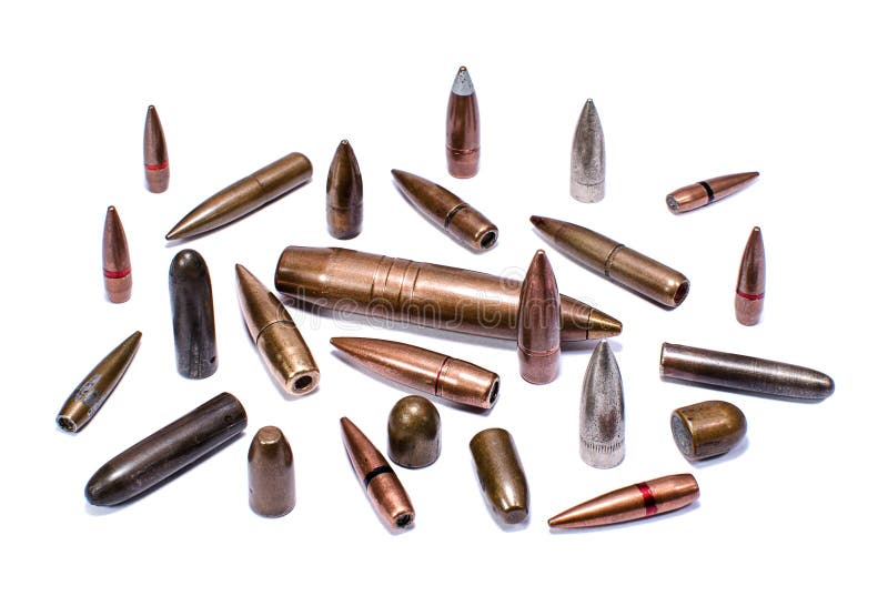 Diversos Calibres De Balas Fotos de stock - Fotos libres de regalías de ...