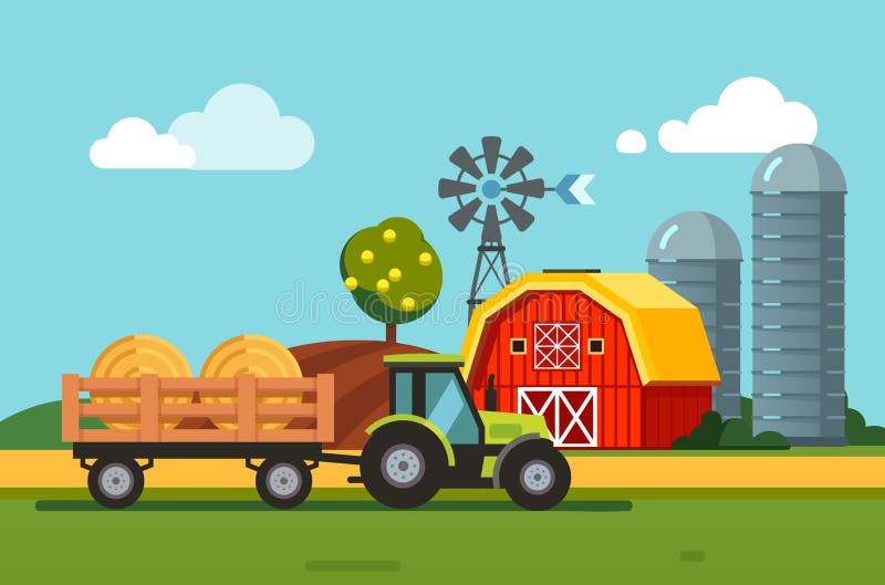 Vector Del Remolque Del Generador Ilustración del Vector - Ilustración ...