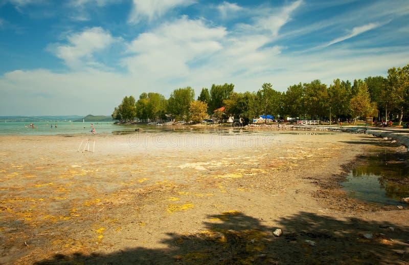 Balaton stock image. Image of house, harbour, beauty - 26812255