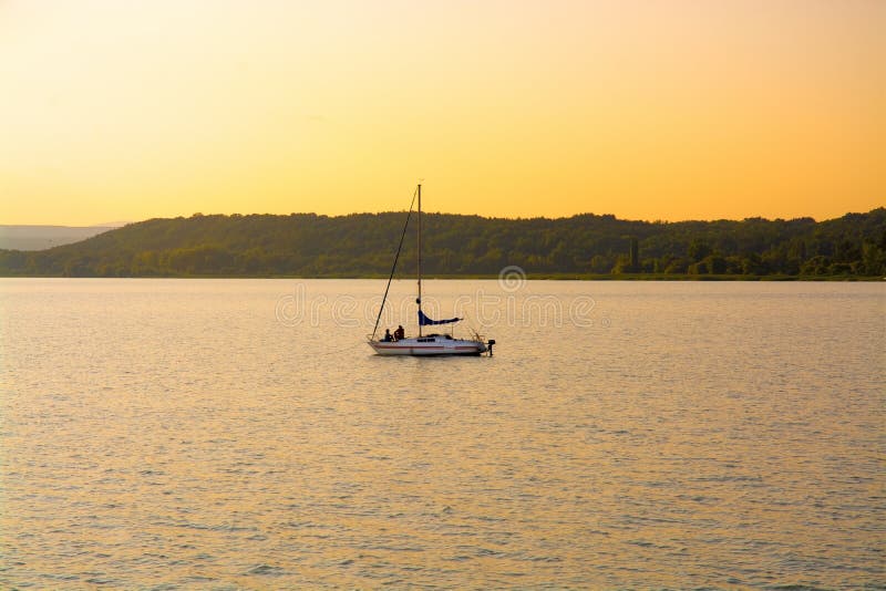 Balaton at Balatonkenese editorial photo. Image of balaton - 50438366