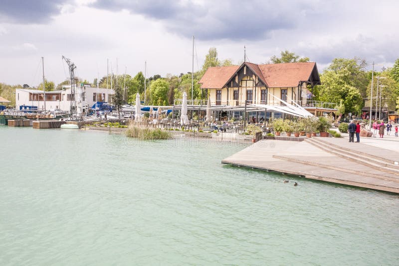 Balatonfured editorial photography. Image of relax, hungary - 57400352