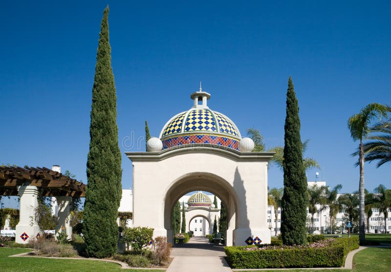 Marbella Arch in San Pedro in Spain Stock Photo - Image of bridge ...