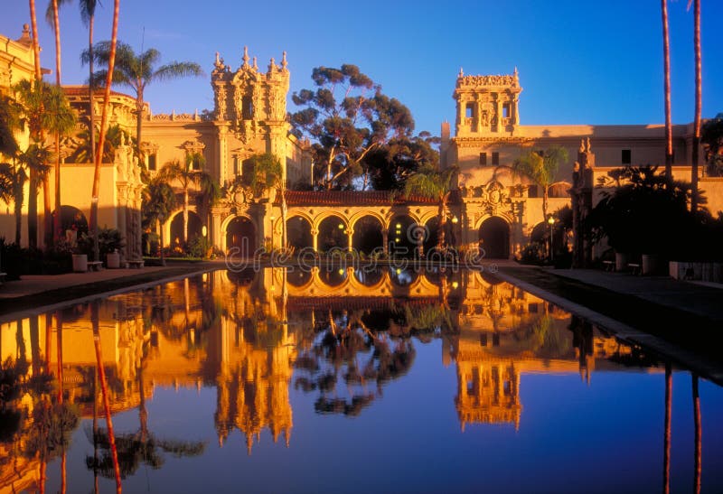 Balboa Park Towers stock photo. Image of colonnade, park - 12646500