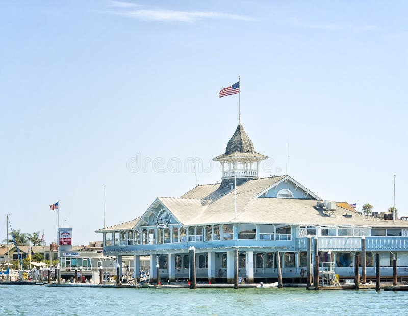 Balboa Pavilion, Newport Beach, California Editorial Stock Image ...