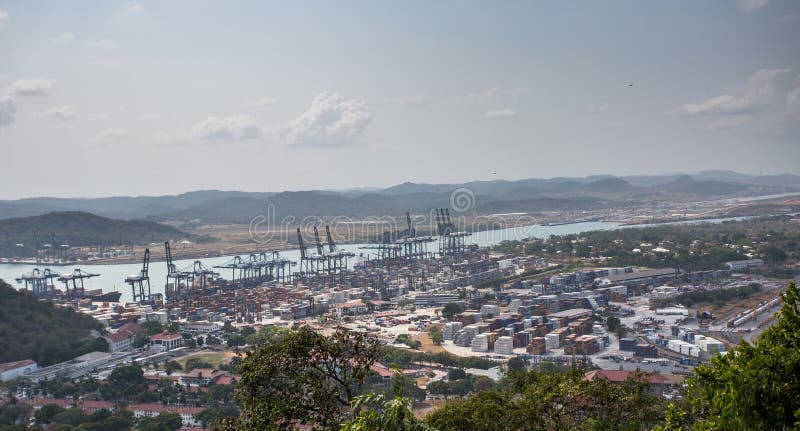 Colon Panama stock image. Image of boats, canal, central - 19422285