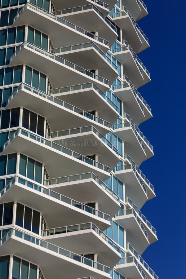 Balconies on Angles stock image. Image of urban, city - 107473615