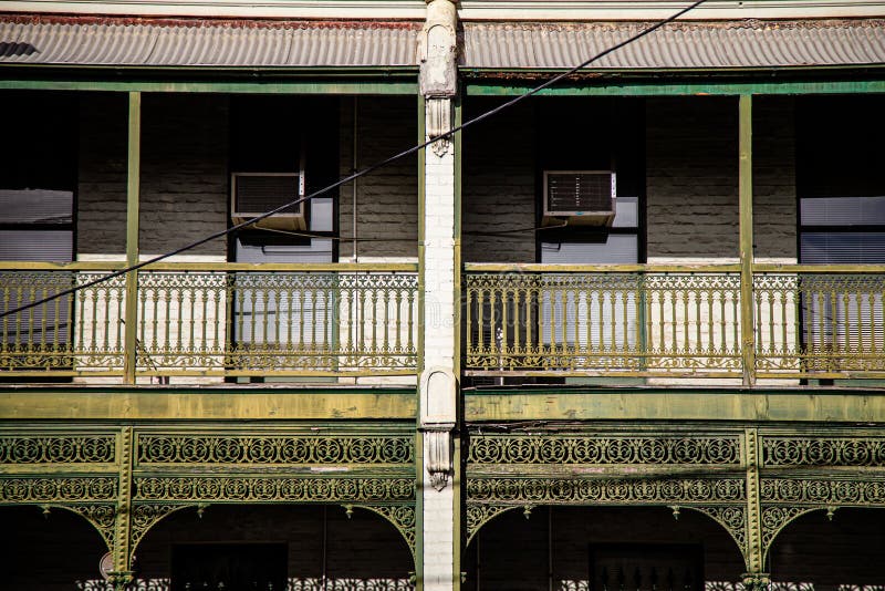 Construction Patterns in Melbourne, Australia Stock Image - Image of ...