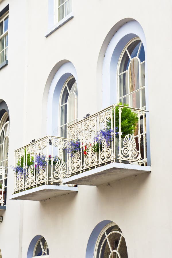 Balconies stock image. Image of scene, field, black, georgian - 54534915