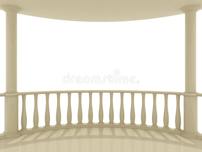 Colonnade Balcony Stock Illustrations – 171 Colonnade Balcony Stock ...