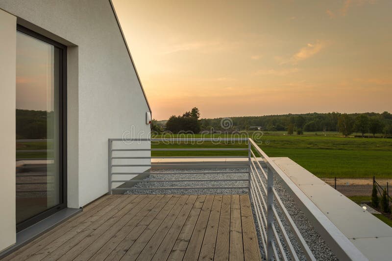 Balcony with amazing view stock photo. Image of landscape - 72981782