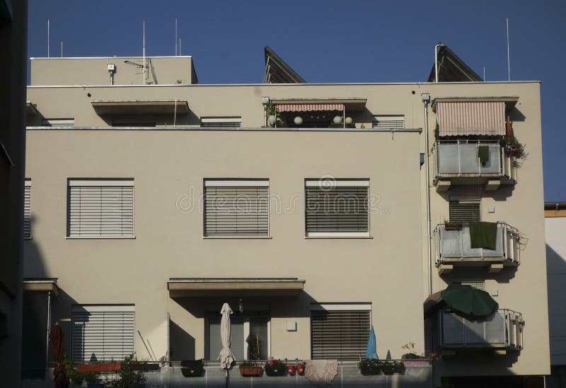 Balcony at an Apartment Building Stock Photo - Image of regional, place ...