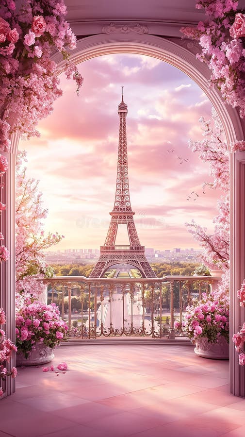 The Balcony Boasts Vibrant Climbing Roses and a Stunning Sunset View of ...