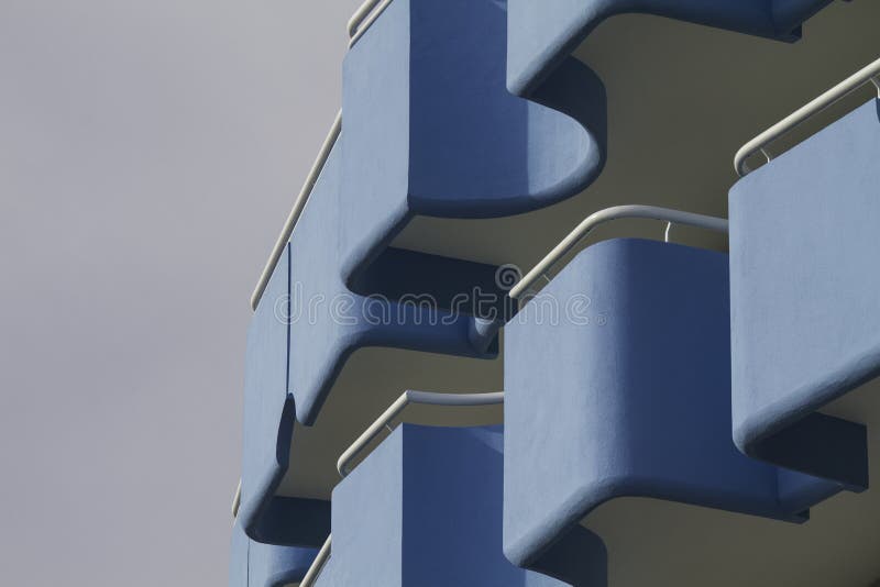 Balcony Building Architecture Close-up Stock Image - Image of view ...