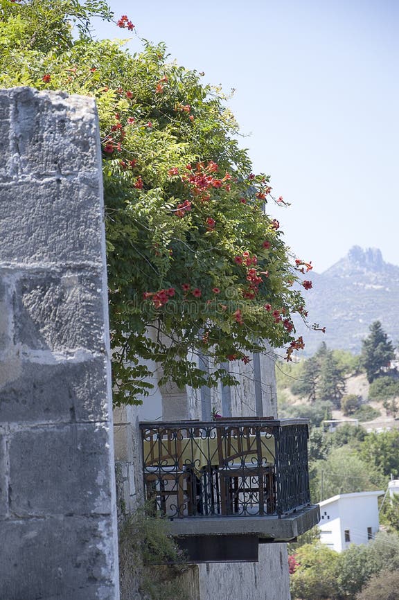 Balcony of Cyprus stock image. Image of gift, summer - 28751503