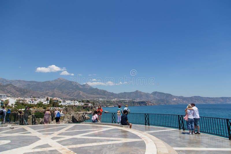 Balcony of Europe in Nerja, Spain Editorial Stock Photo - Image of ... Balcony of Europe in Nerja, Spain Editorial Stock Photo - Image of ...
