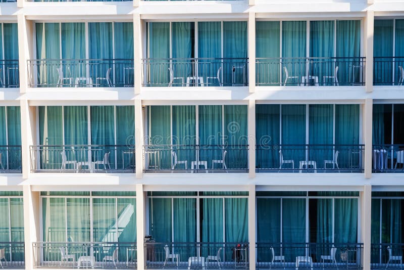The Balcony of High-rise Building Stock Photo - Image of developing ...
