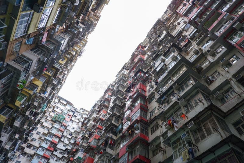 The Balcony of High Rise Building Stock Photo - Image of cityscape ...