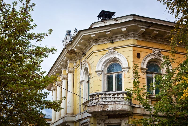 Balcony in Historic Building Stock Image - Image of rusted, facade ... Balcony in Historic Building Stock Image - Image of rusted, facade ...