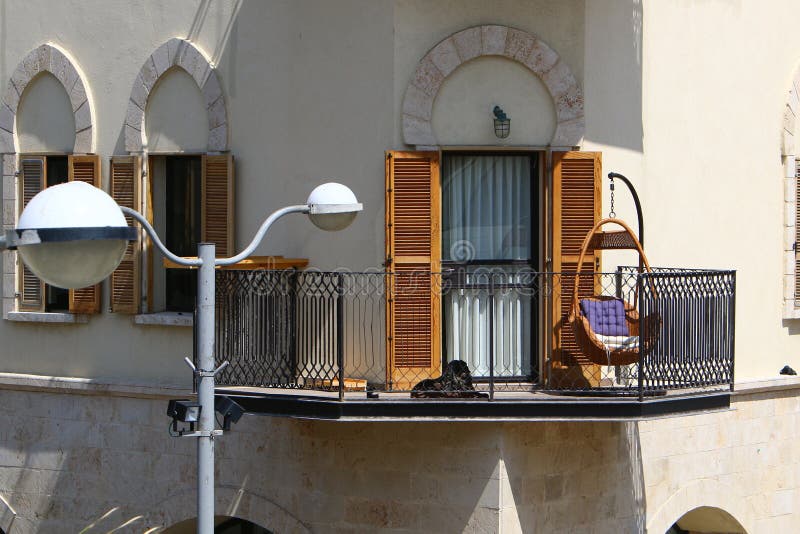 Balcony is Part of the Building Structure Stock Photo - Image of window ...