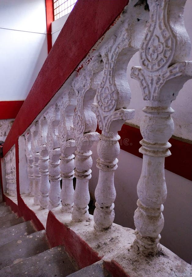 Balcony Railing Pillar stock photo. Image of easy, build - 220198742