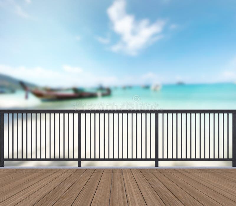 Balcony and Terrace of Blur Nature Background Stock Image - Image of ...