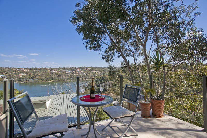 Balcony with a view stock image. Image of perspective - 21564811
