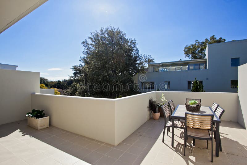 Balcony with a view stock image. Image of railing, panorama - 21565045