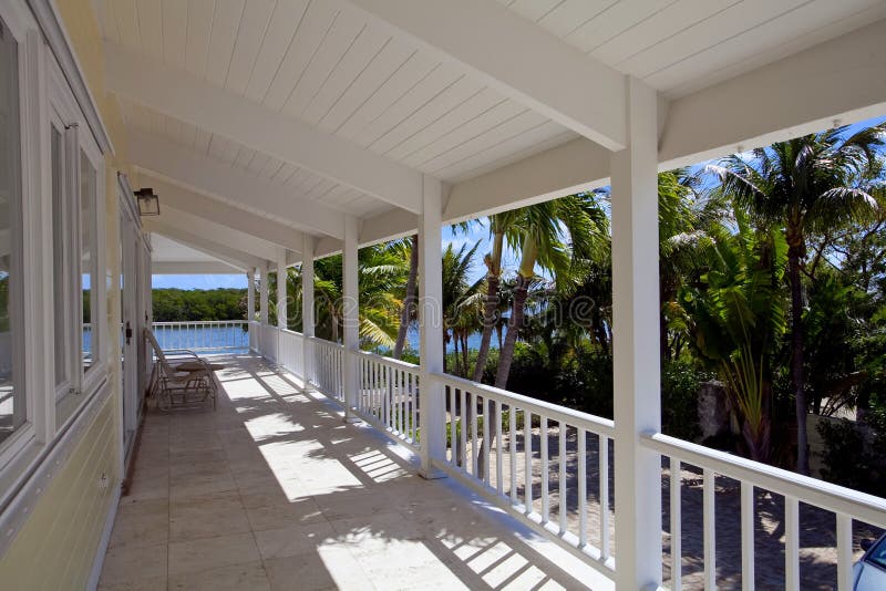 Balcony view stock image. Image of lawn, florida, view - 27896757