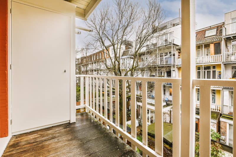 The balcony view stock image. Image of apartment, design - 246201999