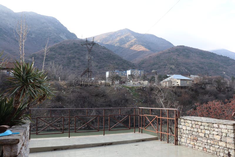 Balcony View in the Morning Stock Photo - Image of summer, rock: 173221612