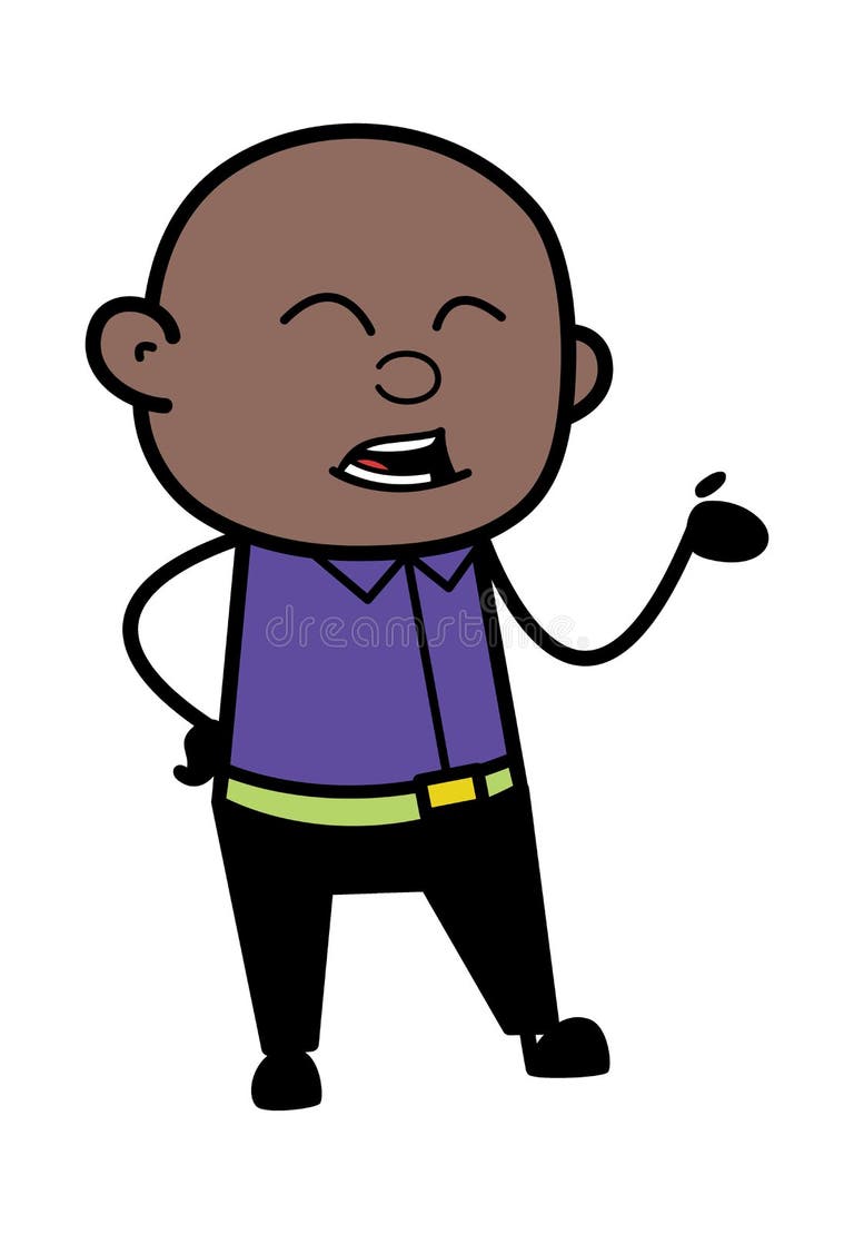 African American Bald Man Stock Illustrations – 389 African American ...