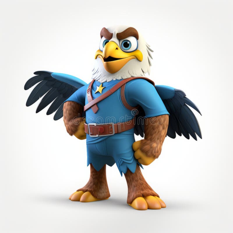 Eagle Cartoon Character
