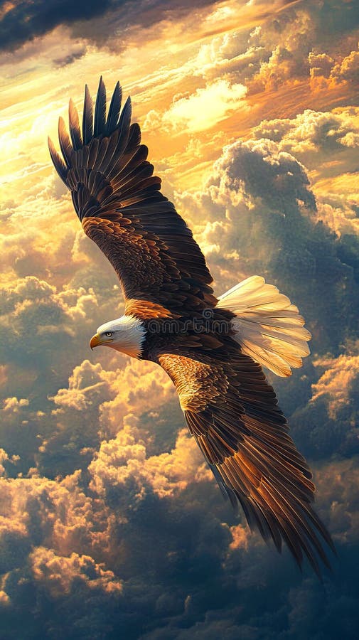 Eagle Flying In The Sky