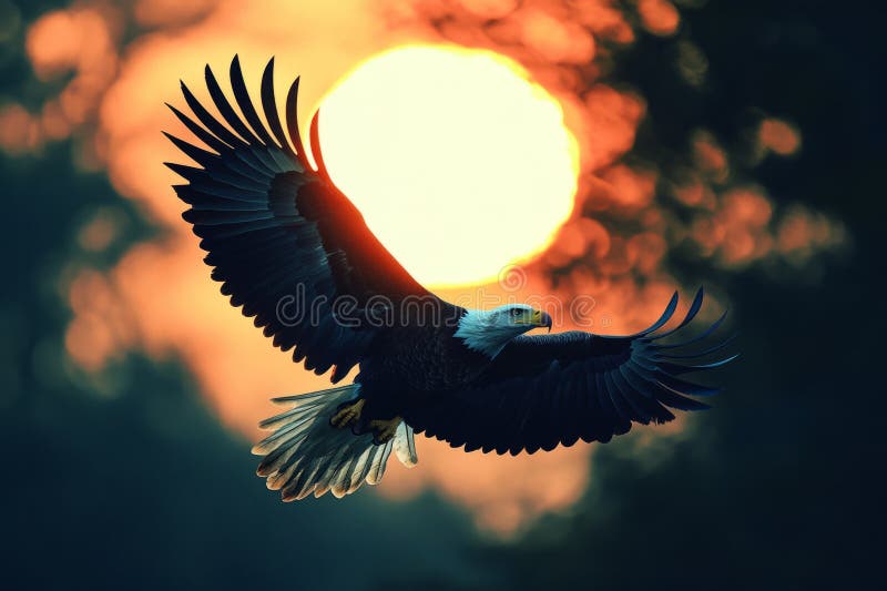 Eagle Flying In The Sky Wallpaper Free Eagle Flight Adventure Image