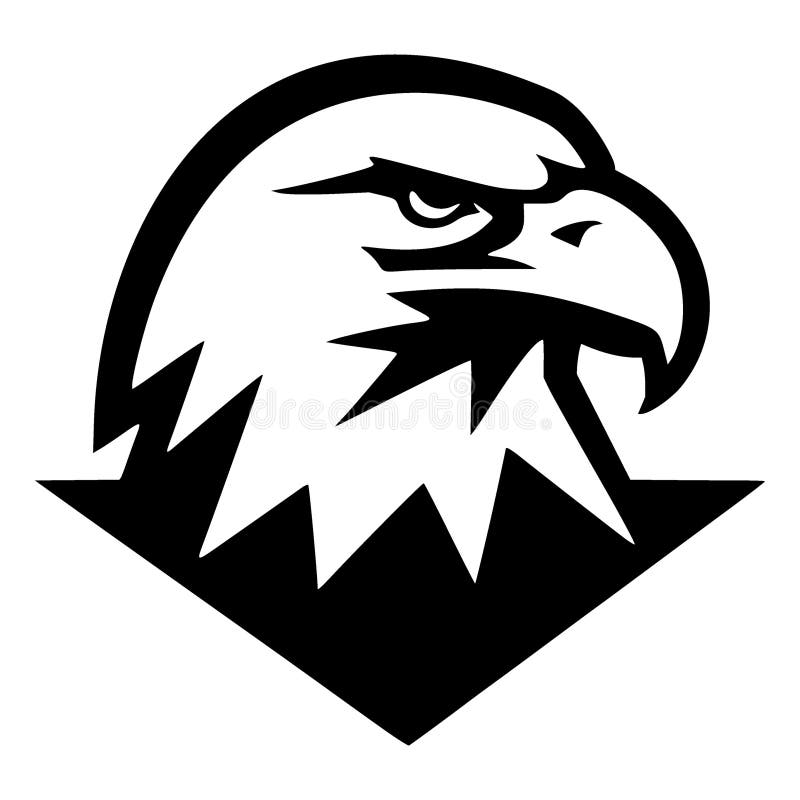 Bald Eagle Head Logo Design Illustrating Strength and Determination ...