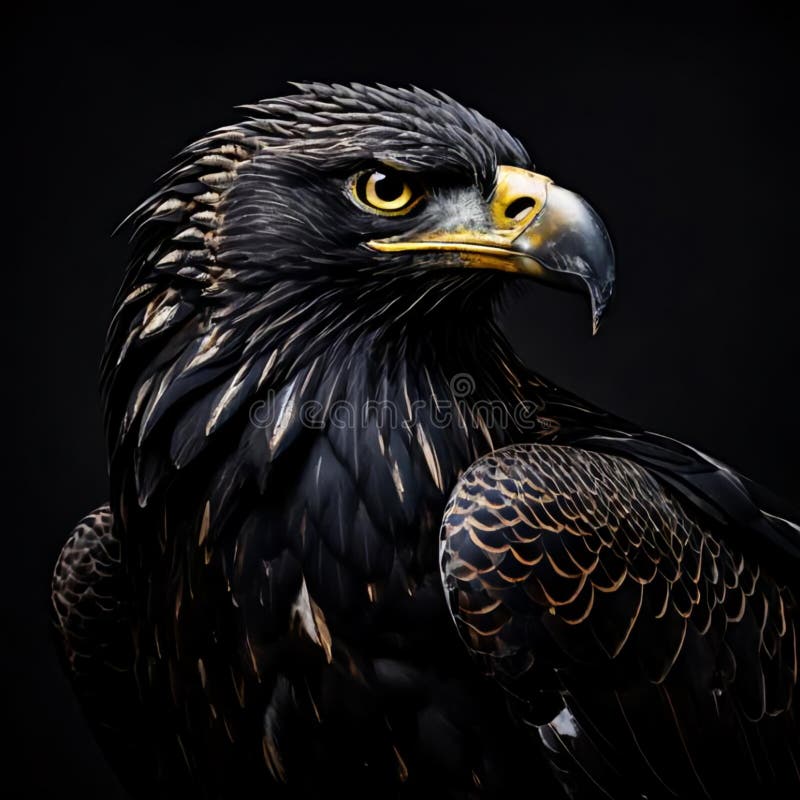 Bald Eagle Head Shot. American Bald Eagle Front View and Head Shot ...