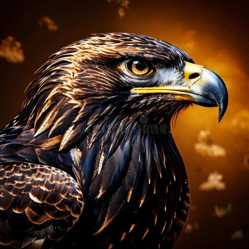 Bald Eagle Head Shot. American Bald Eagle Front View and Head Shot ...