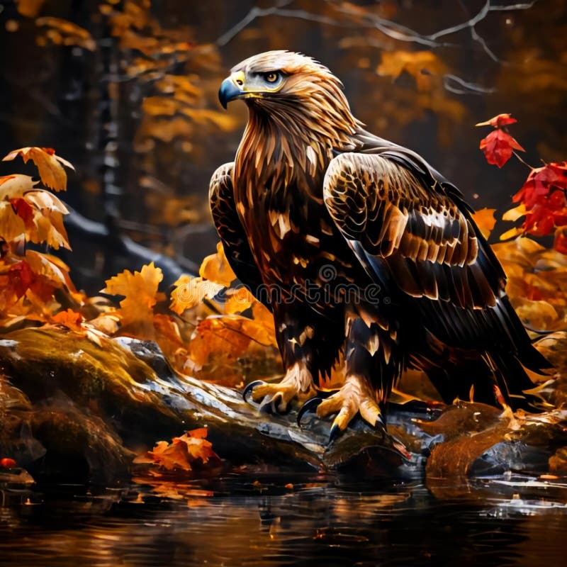 Bald Eagle Head Shot. American Bald Eagle Front View and Head Shot ...