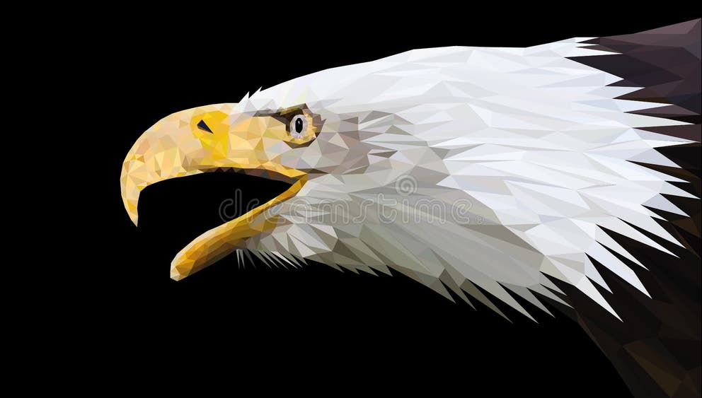 Eagle Low Poly Stock Illustrations – 711 Eagle Low Poly Stock ...