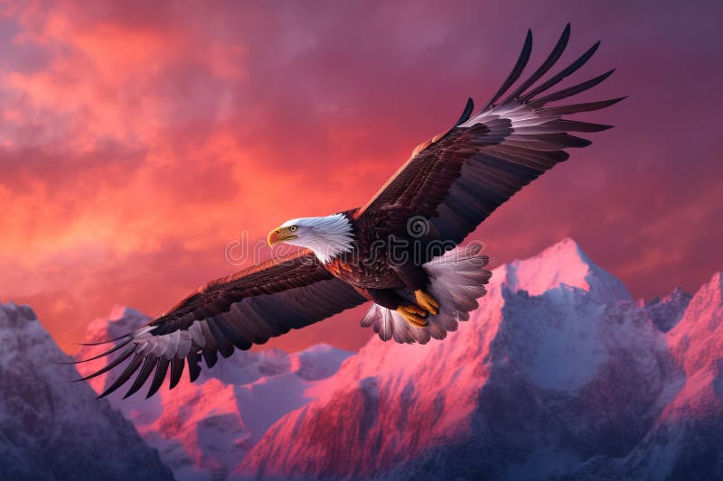 Soaring Eagle Sunset