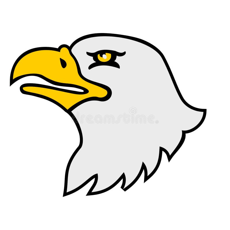 Eagle Head Side View Stock Illustrations – 389 Eagle Head Side View ...