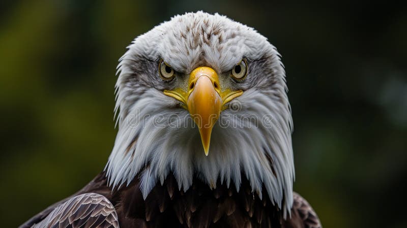 Bald Eagle Stare Down. Beautiful Eagle View Bald Eagle Stare Down. AI ...