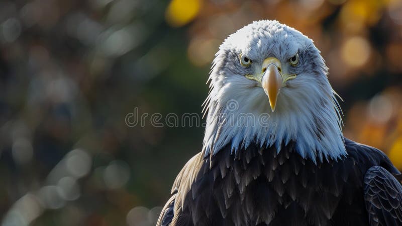 Bald Eagle Stare Down. Beautiful Eagle View Bald Eagle Stare Down. AI ...