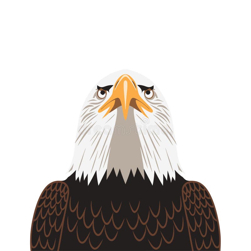 Bald Eagle Vector Illustration Symbolizing Strength and Freedom Stock ...